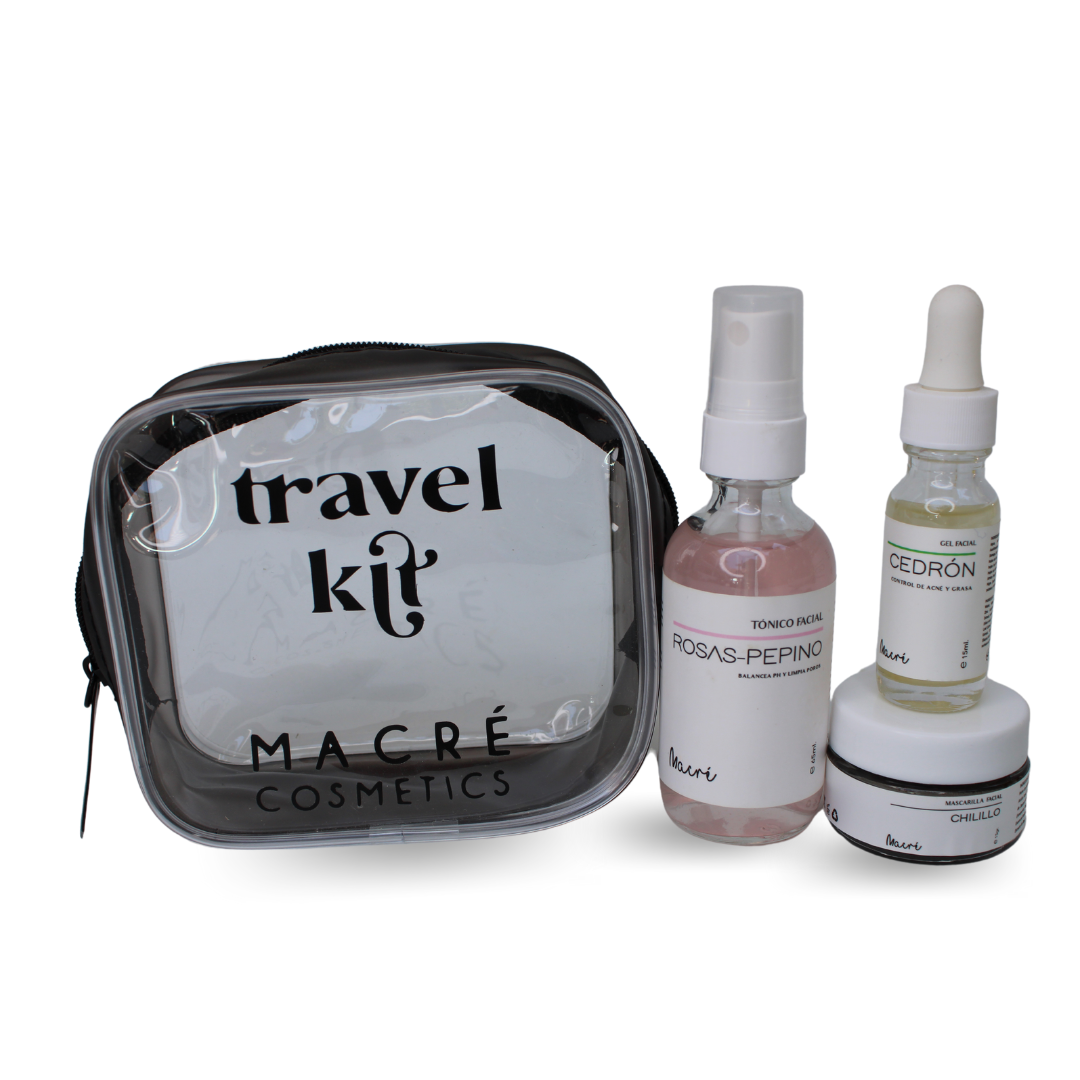 MINI TRAVEL KIT - PIEL GRASA -MACRÉ COSMETICS – Macré Cosmetics