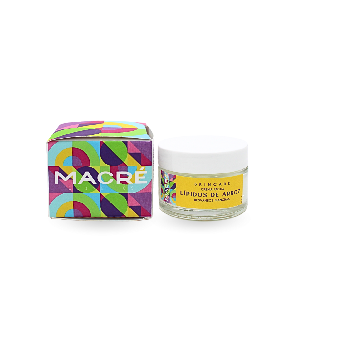 CREMA FACIAL LÍPIDOS DE ARROZ - MACRÉ – Macré Cosmetics