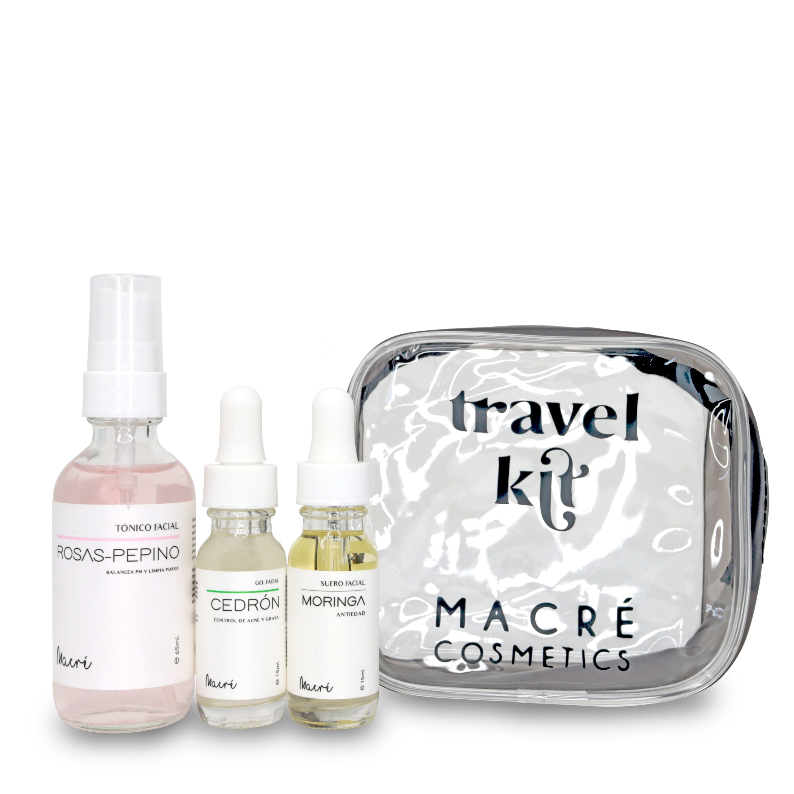 MINI TRAVEL KIT - PIEL MIXTA -MACRÉ COSMETICS – Macré Cosmetics
